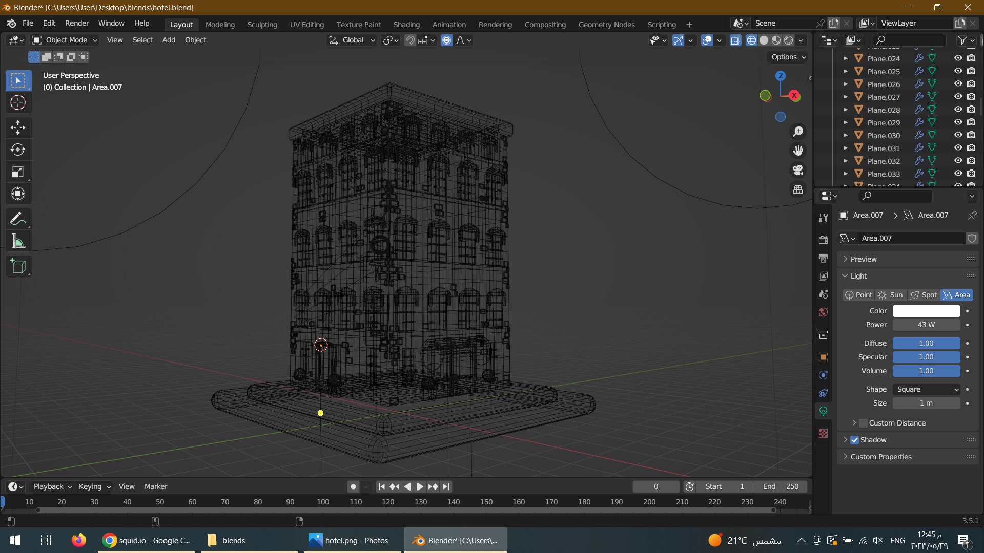 3D Blender Simple Hotel - TurboSquid 2076210