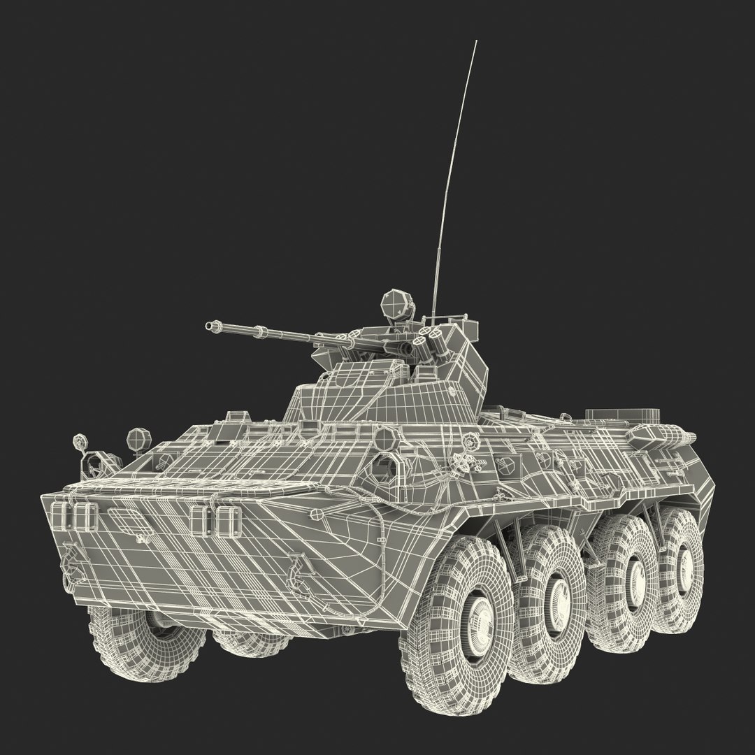 3D btr 80a - TurboSquid 1040466