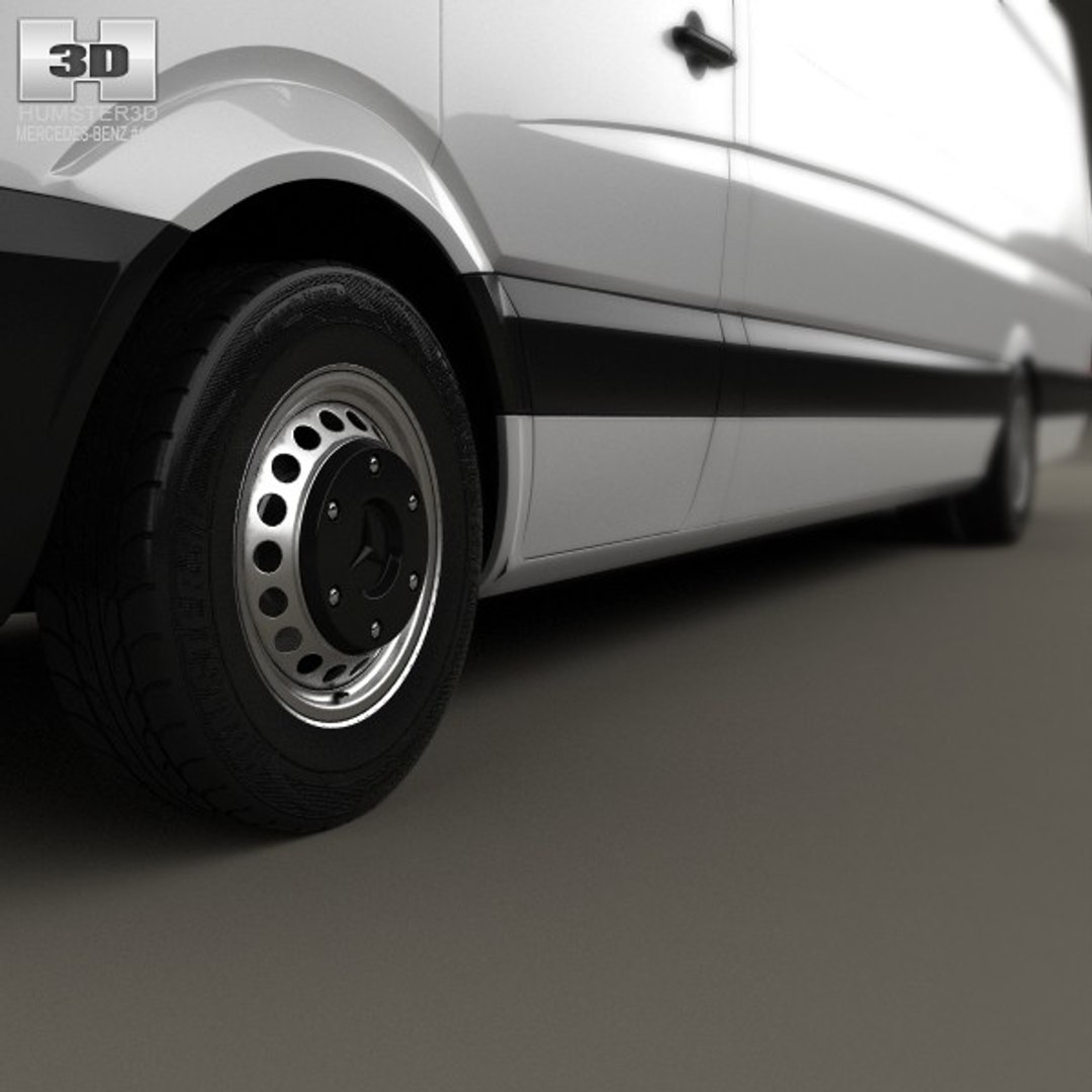 mercedes-benz sprinter panel 3d obj