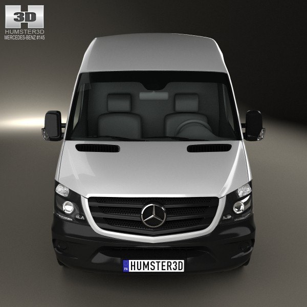 mercedes-benz sprinter panel 3d obj