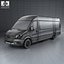 mercedes-benz sprinter panel 3d obj