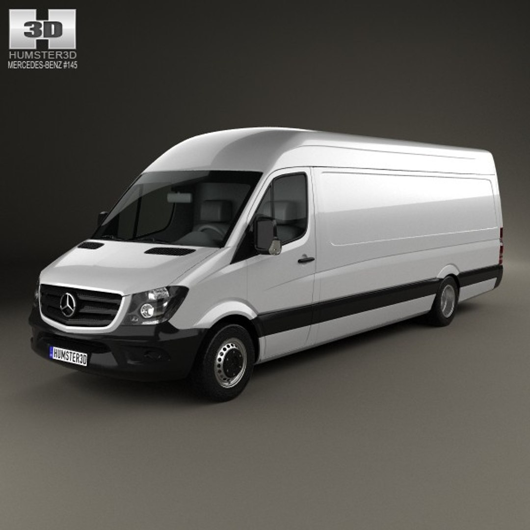 mercedes-benz sprinter panel 3d obj
