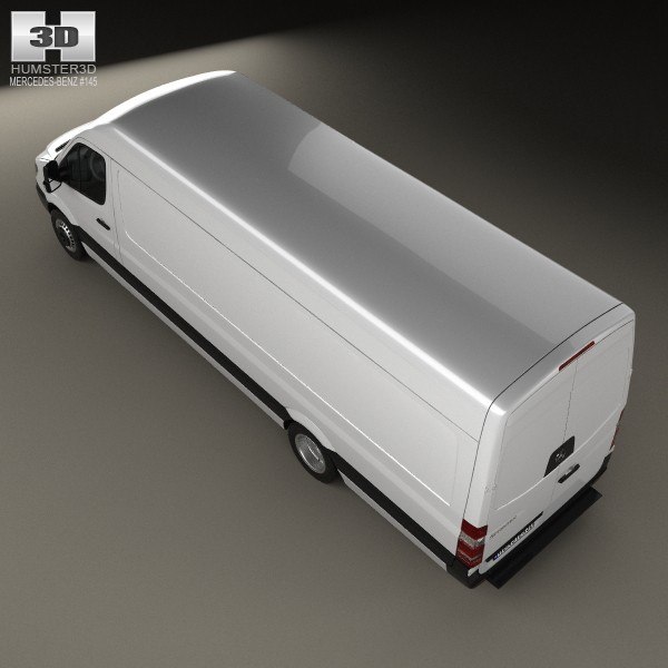 mercedes-benz sprinter panel 3d obj
