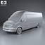 mercedes-benz sprinter panel 3d obj