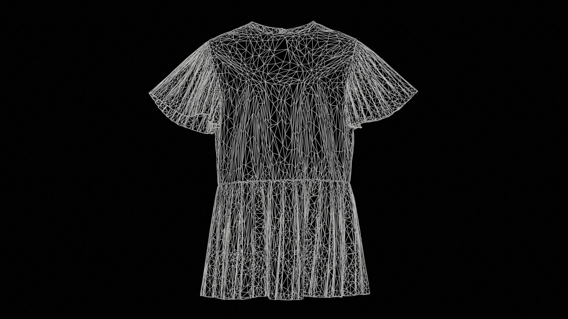 3D Frills Shirt Remastered Model - TurboSquid 2360532