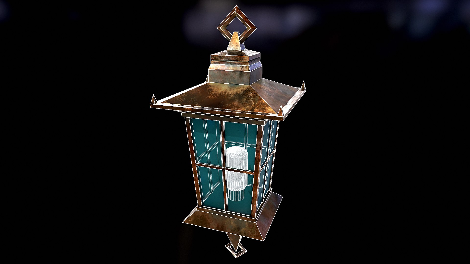 3D Dark Fantasy Lantern - TurboSquid 1733535