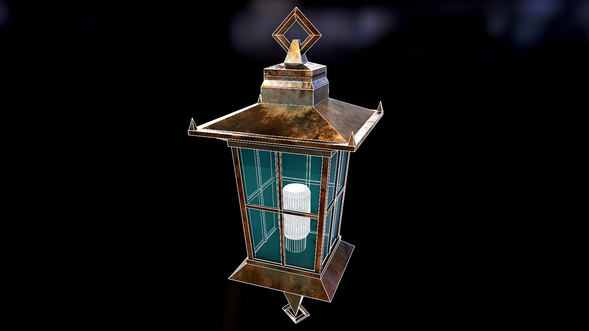 3D Dark fantasy lantern - TurboSquid 1733535