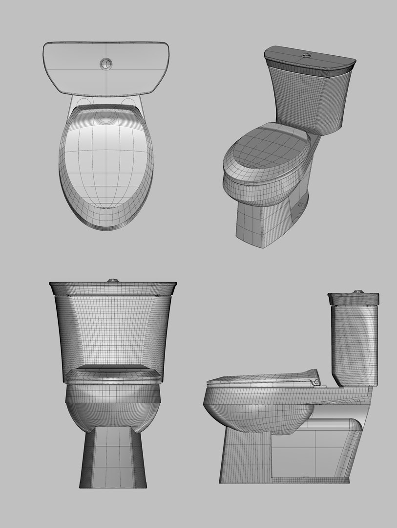 Toilet Wc Model - TurboSquid 1478628
