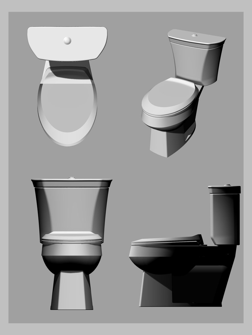 Toilet Wc Model - TurboSquid 1478628