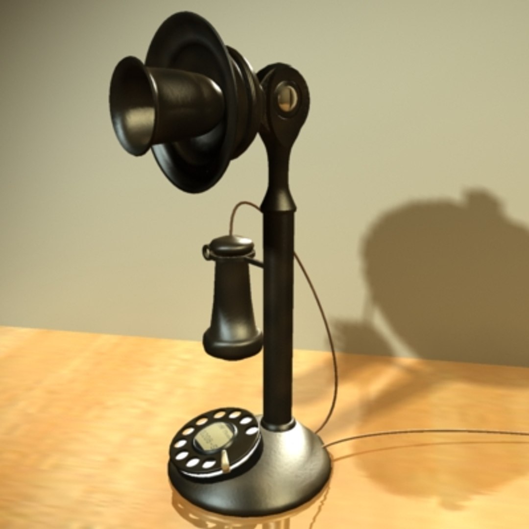 3D Old Phone - TurboSquid 300540