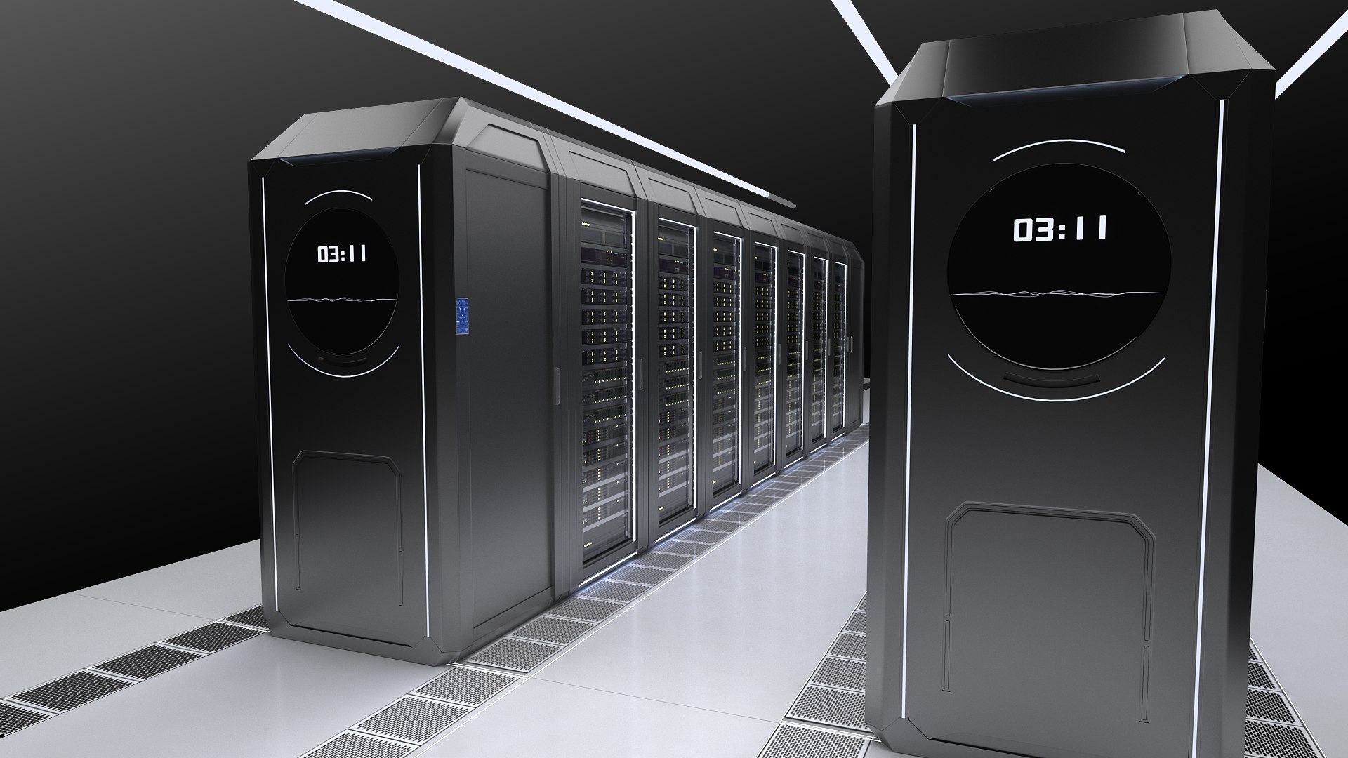 3D Data Center Server Model - TurboSquid 2173575