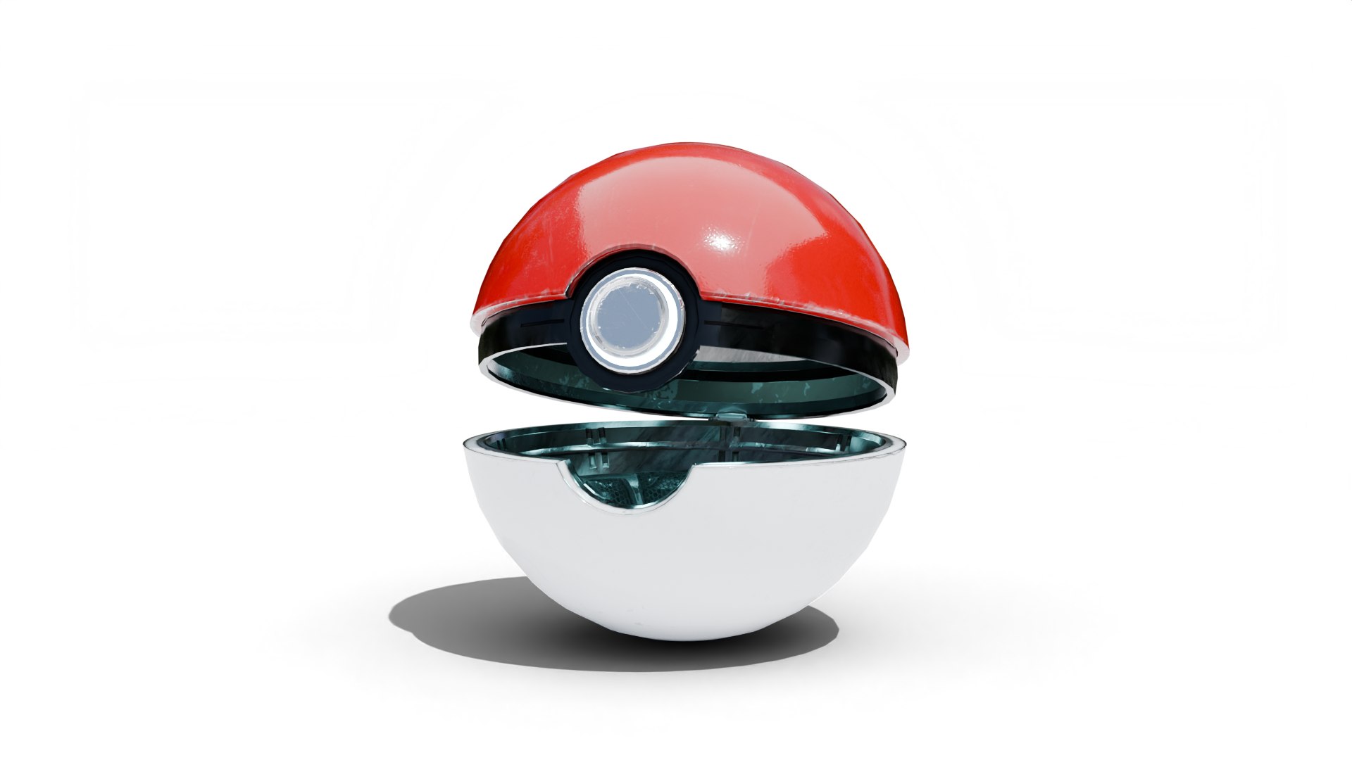 3D Pokeball - Pokemon - TurboSquid 2491568