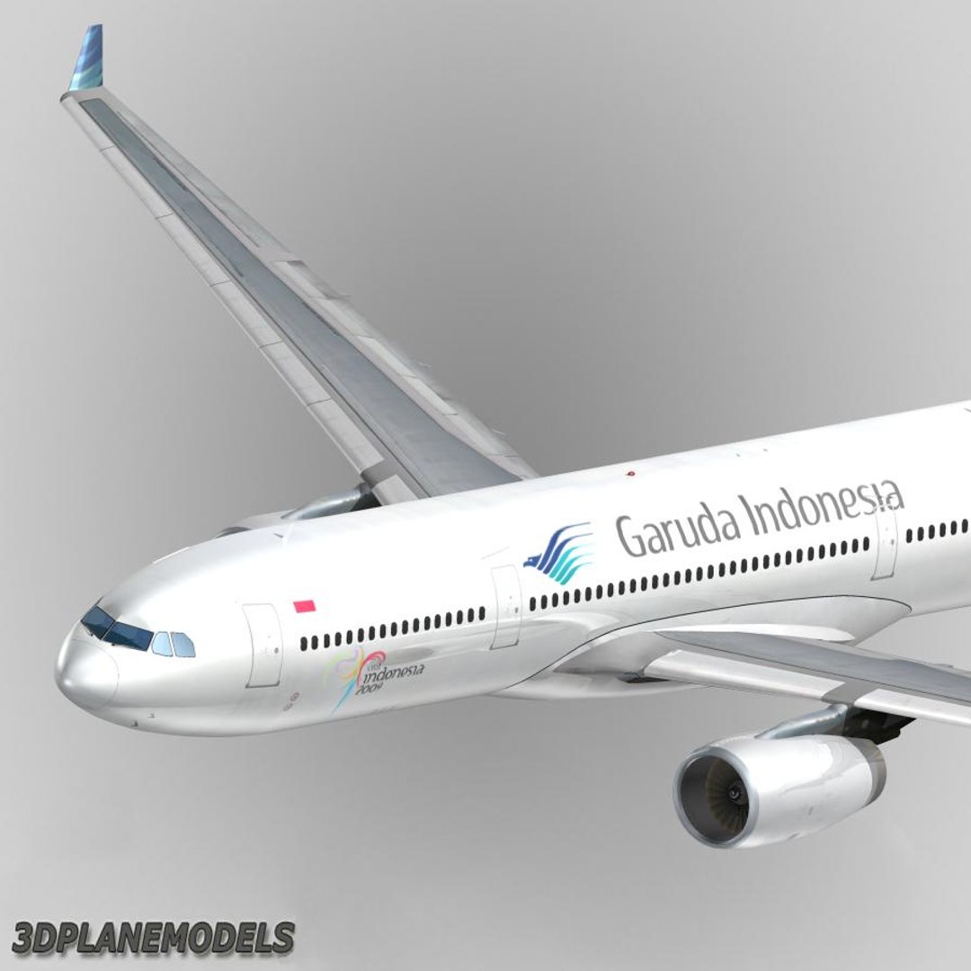 Airbus A330-300 3d Model