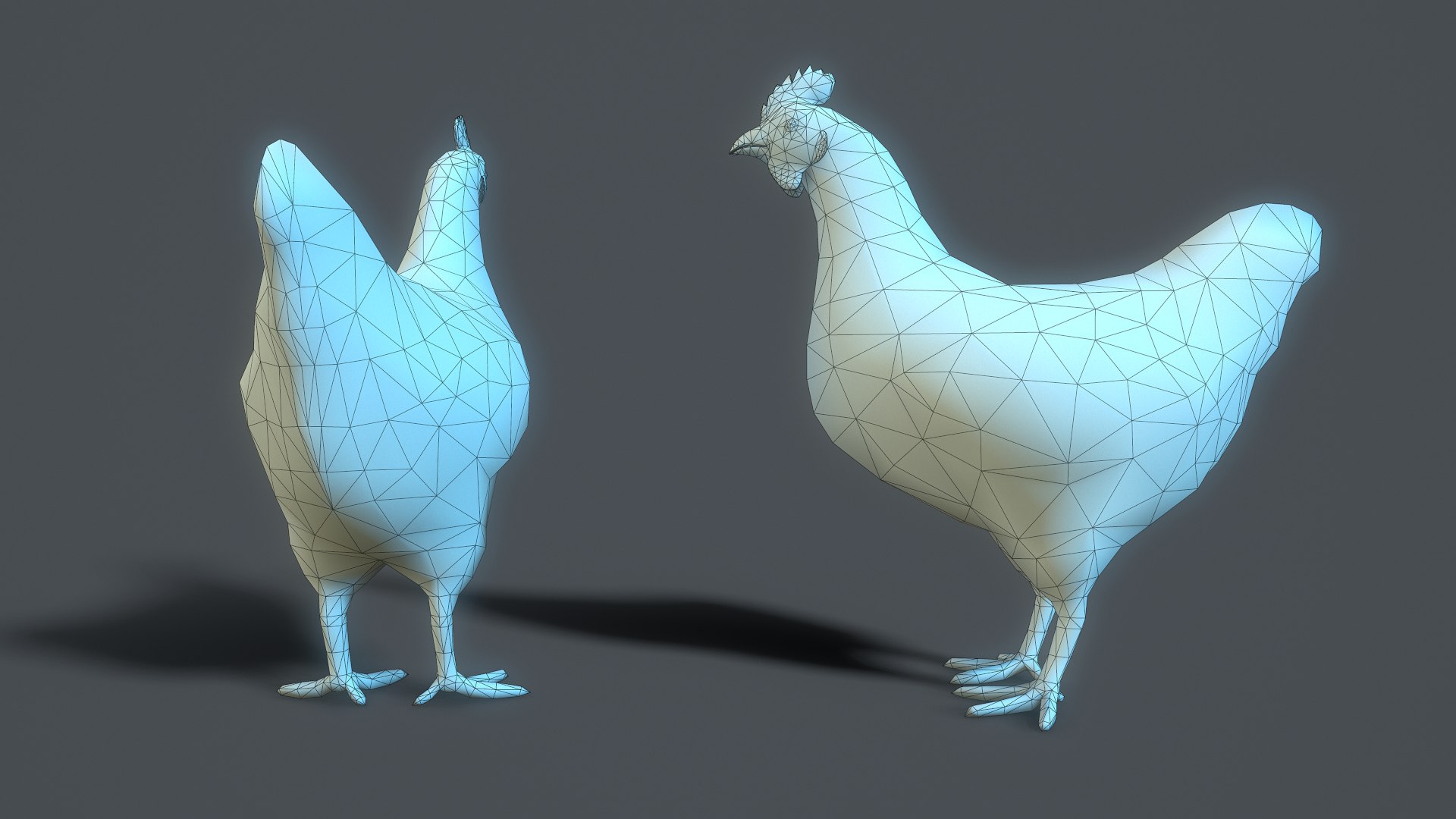 Chicken PBR Low-poly 3D Model 3D Model - TurboSquid 1796748