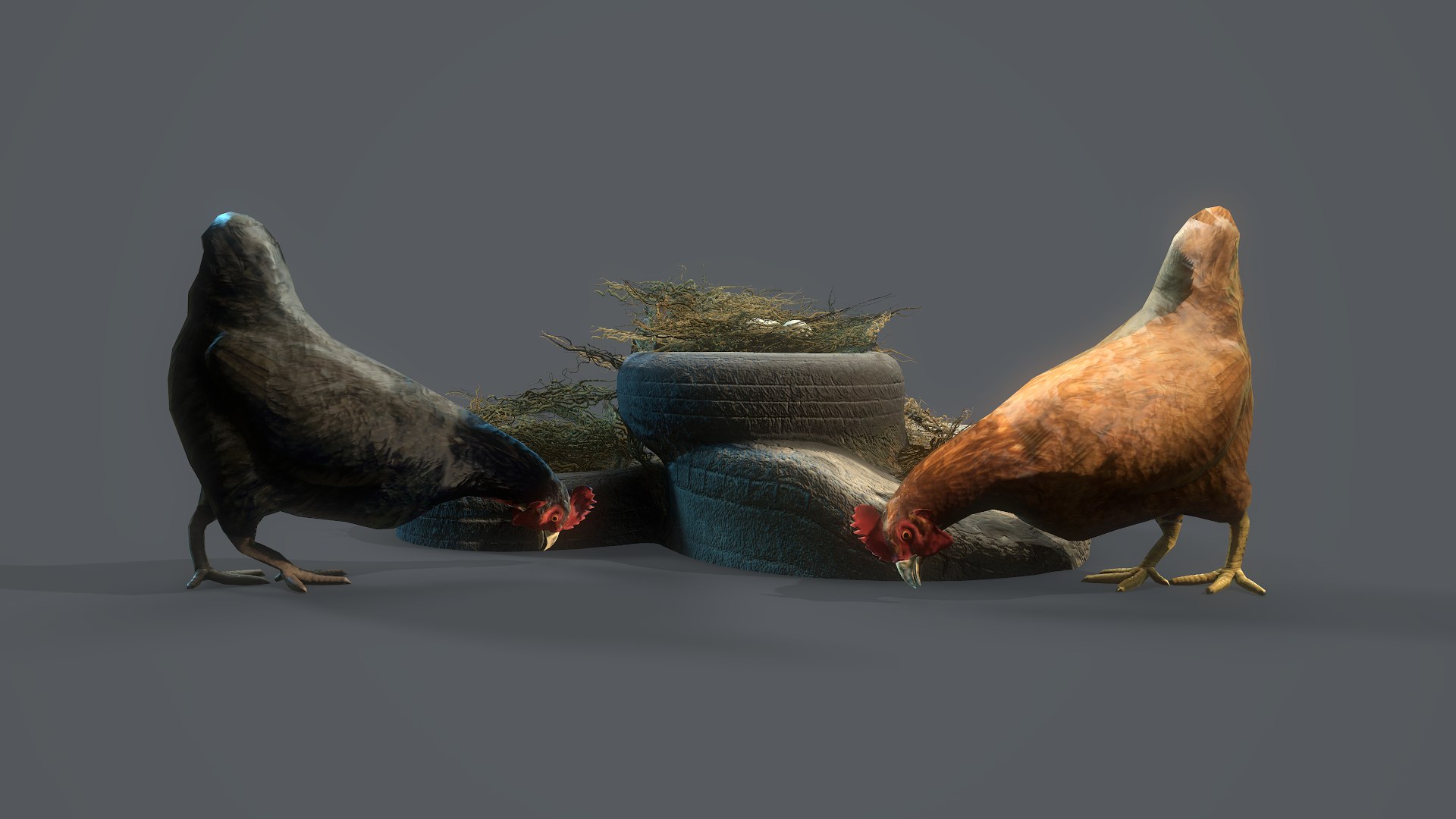Chicken PBR Low-poly 3D Model 3D Model - TurboSquid 1796748