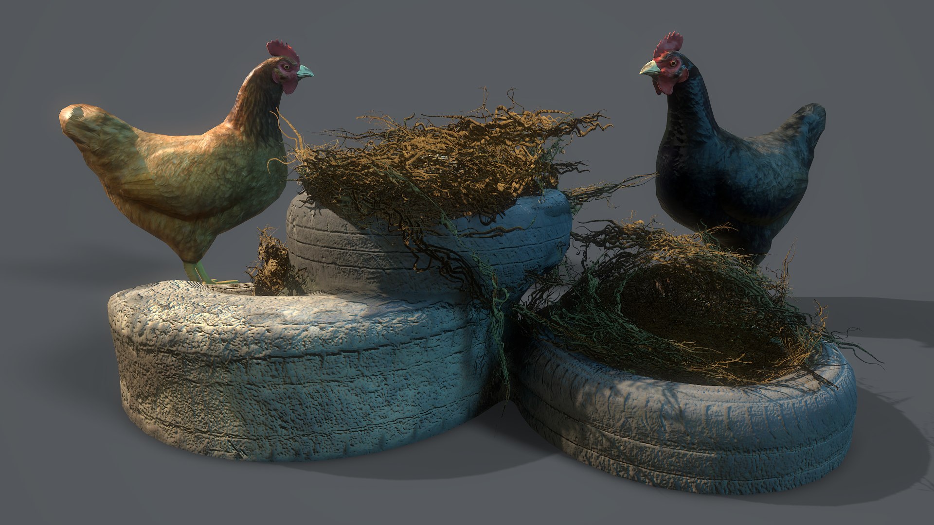Chicken PBR Low-poly 3D Model 3D Model - TurboSquid 1796748