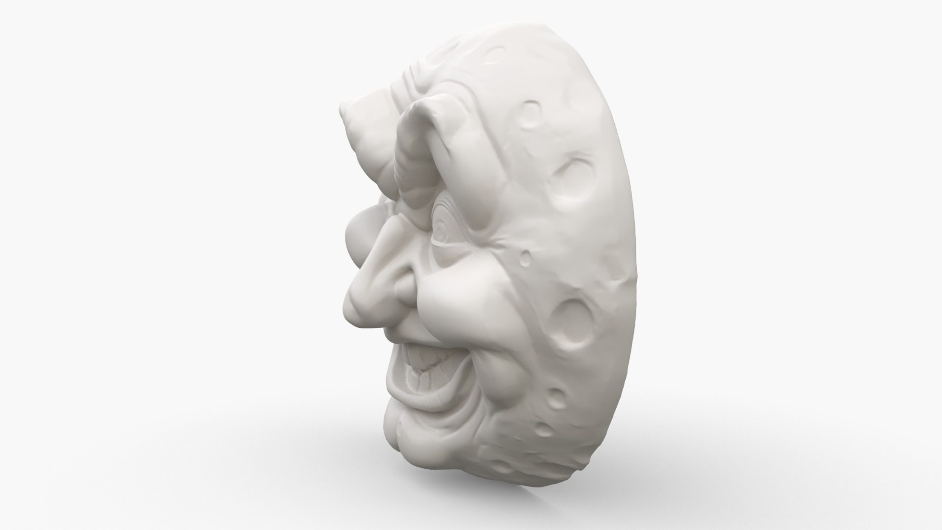 Moon Face 4 3D Model - TurboSquid 2216237