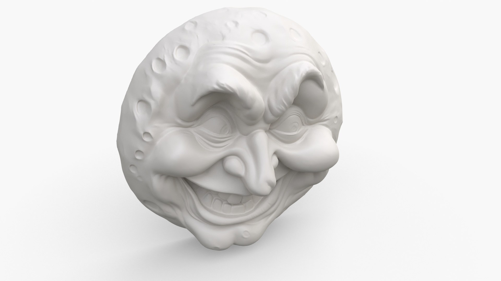 Moon Face 4 3D Model - TurboSquid 2216237