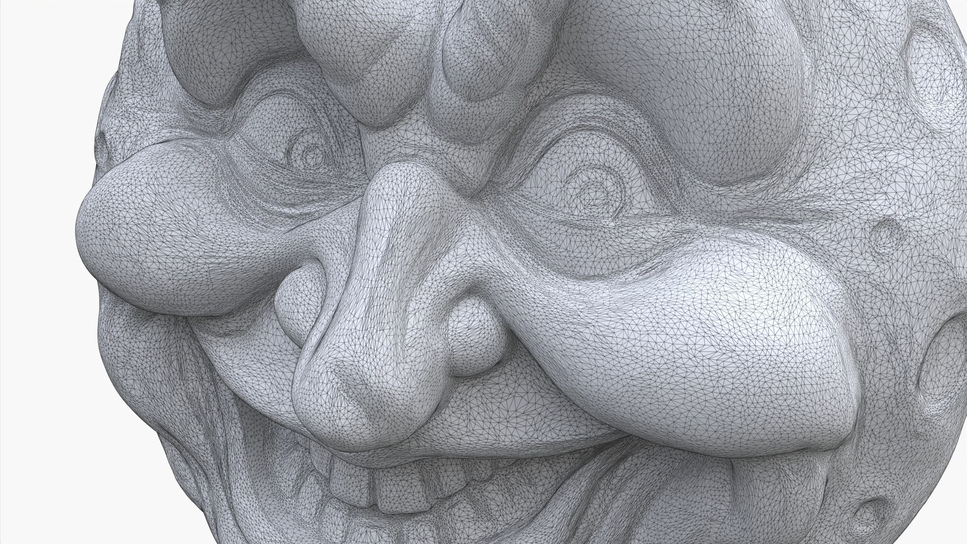 Moon Face 4 3D Model - TurboSquid 2216237