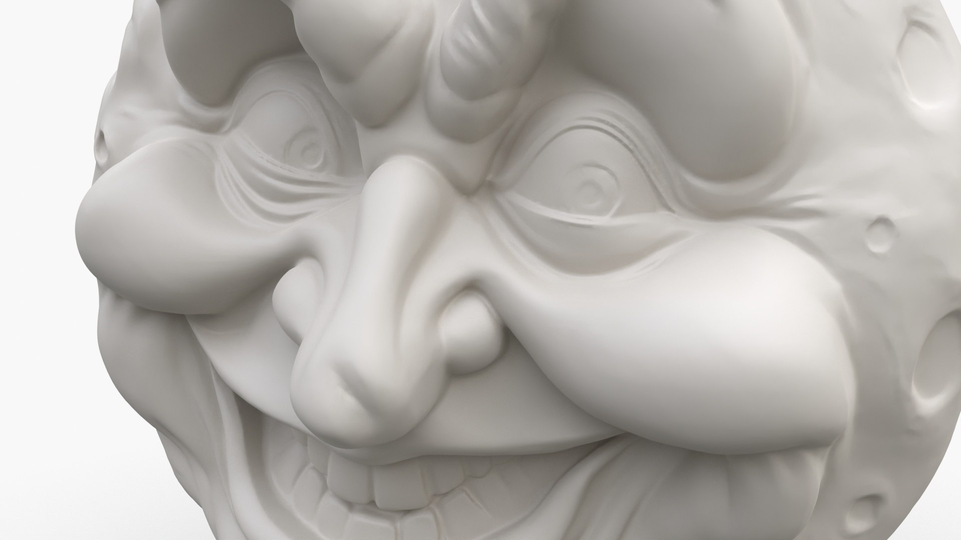 Moon Face 4 3D Model - TurboSquid 2216237