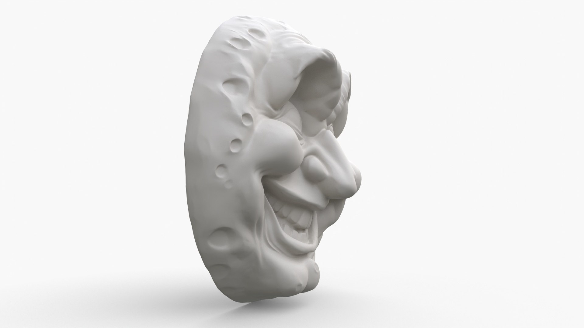 Moon Face 4 3D Model - TurboSquid 2216237
