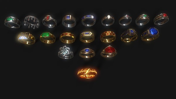 The 20 Rings Of Power LOTR model - TurboSquid 1723390