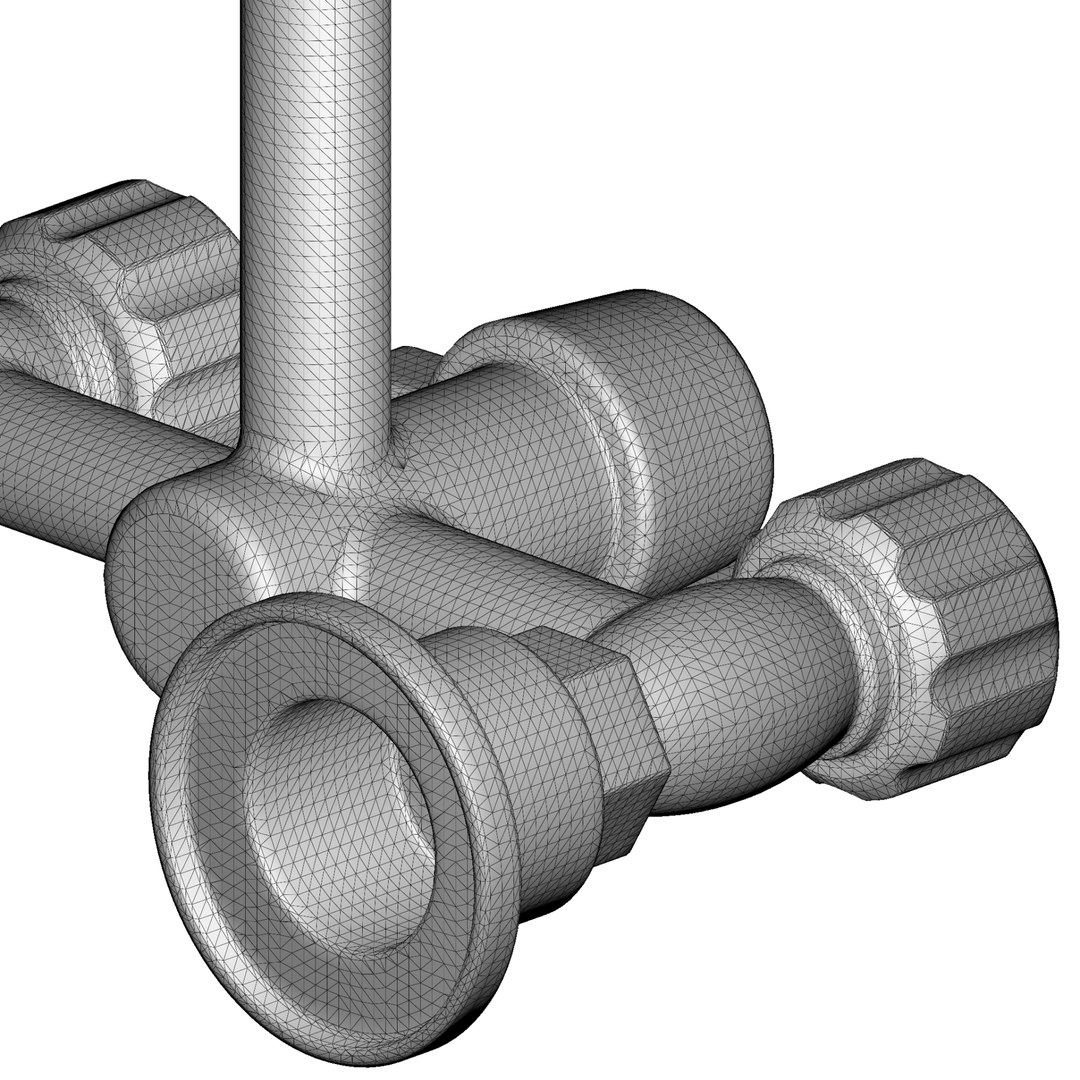 Plastic Shower Tap 3D Model - TurboSquid 2129009