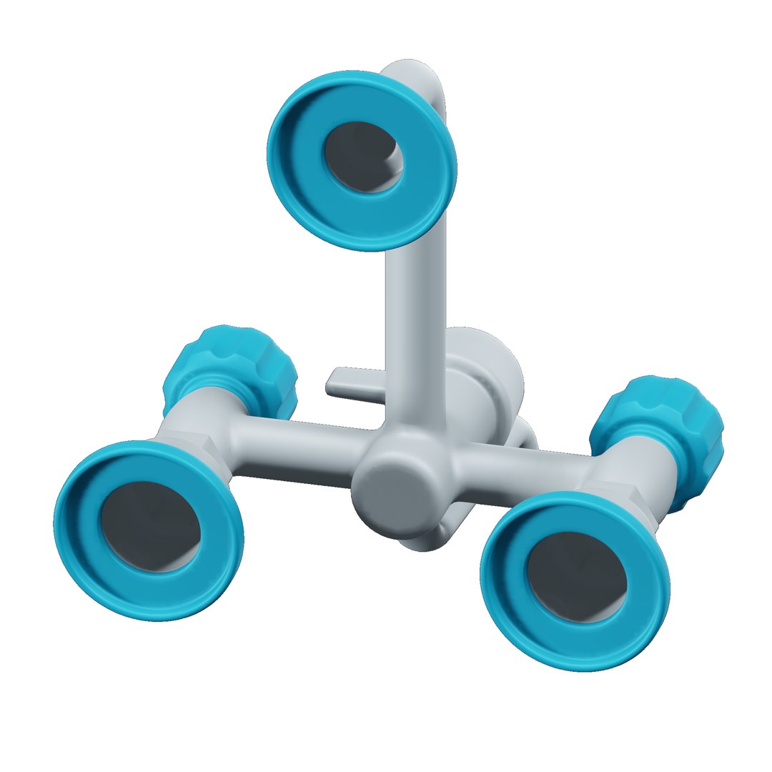 Plastic Shower Tap 3D Model - TurboSquid 2129009