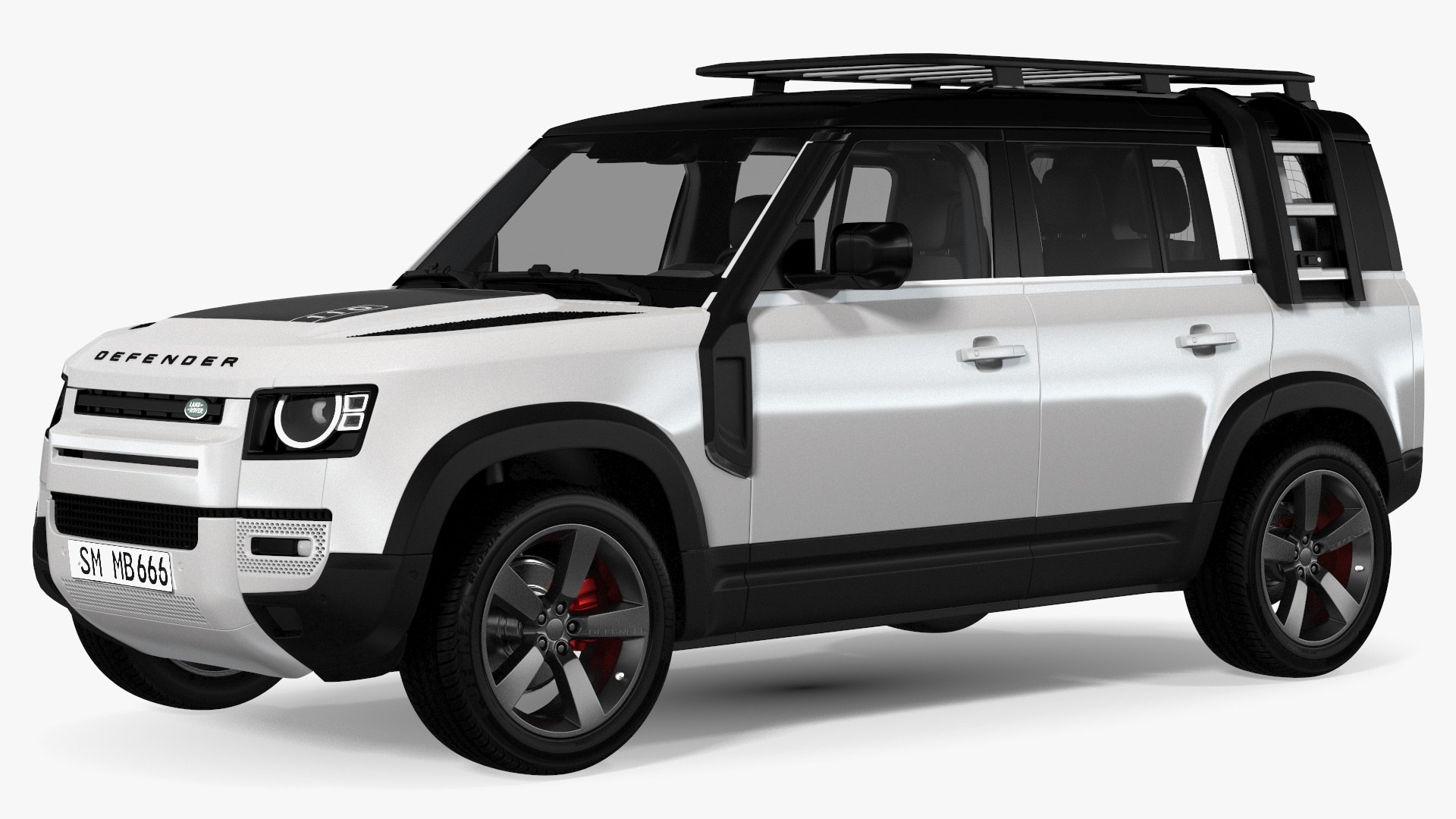 Land Rover Defender Explorer Pack Simple Interior 3D model - TurboSquid ...