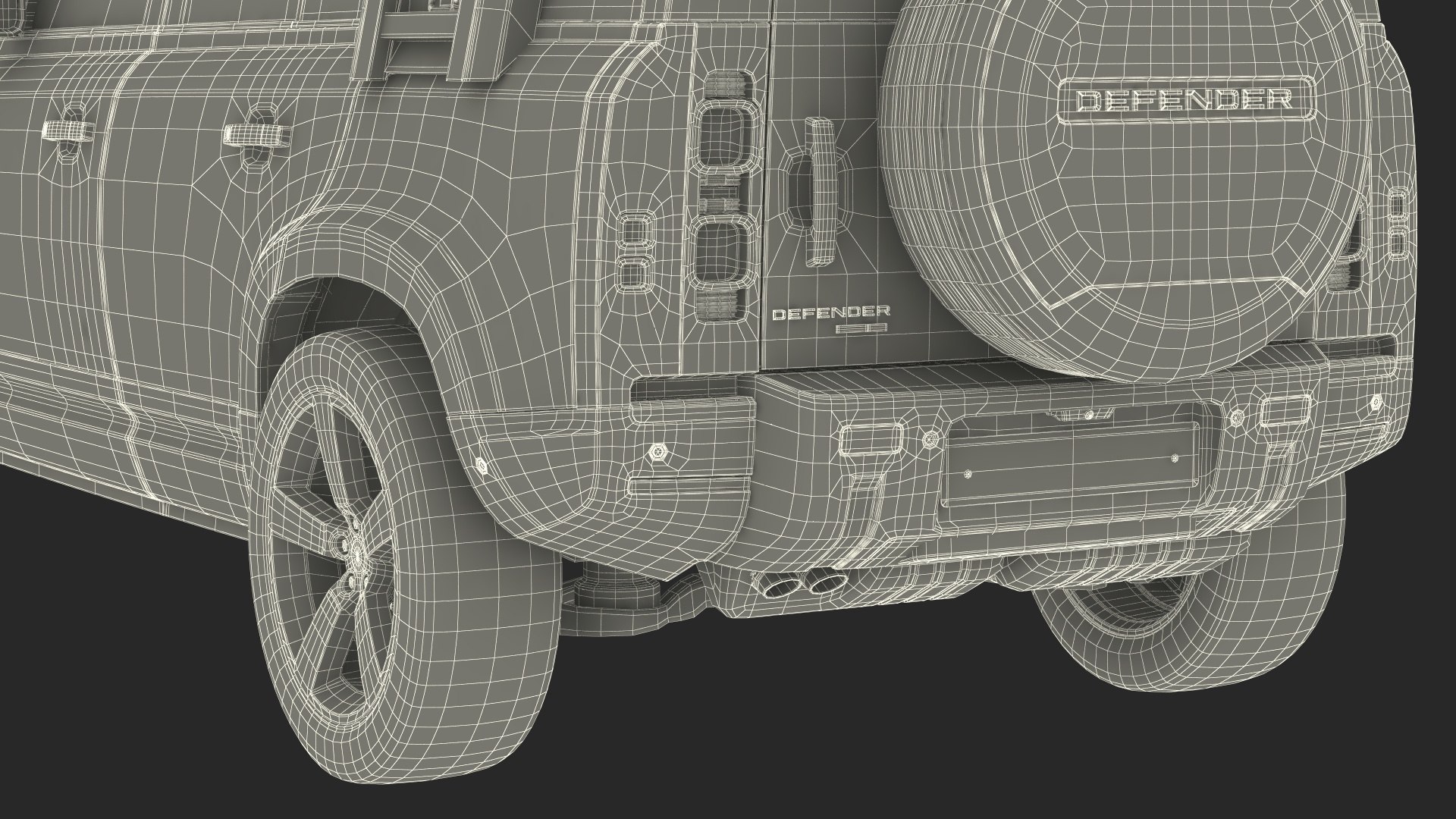 Land Rover Defender Explorer Pack Simple Interior 3D model - TurboSquid ...