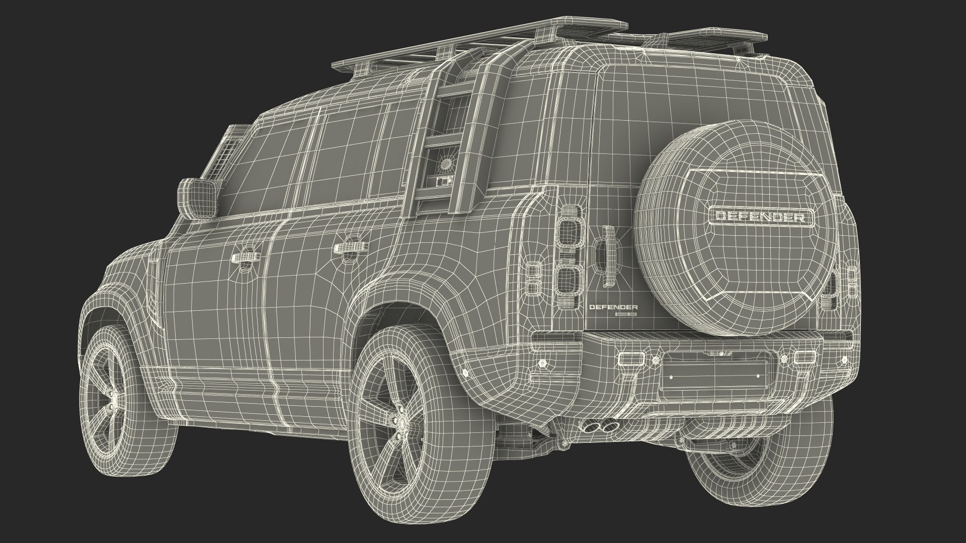 Land Rover Defender Explorer Pack Simple Interior 3D model - TurboSquid 2076464