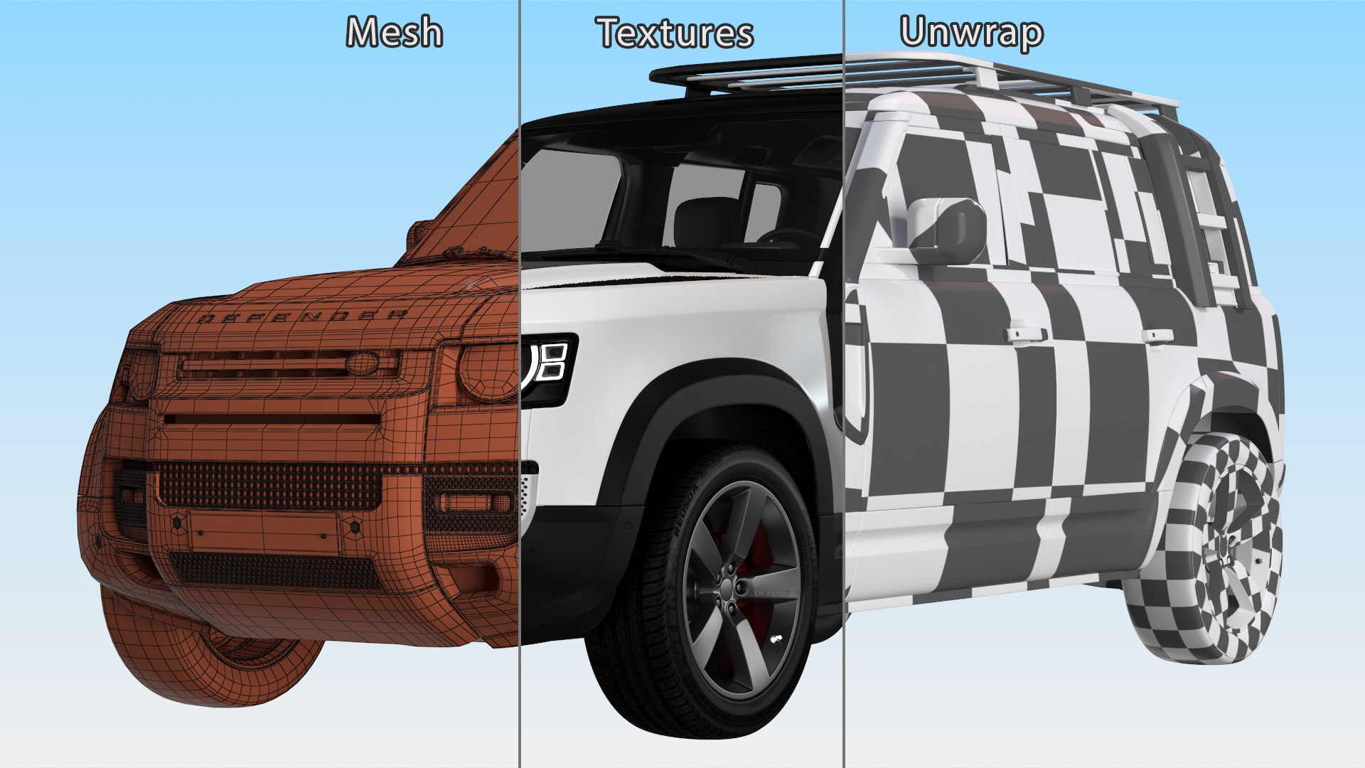 Land Rover Defender Explorer Pack Simple Interior 3D model - TurboSquid ...
