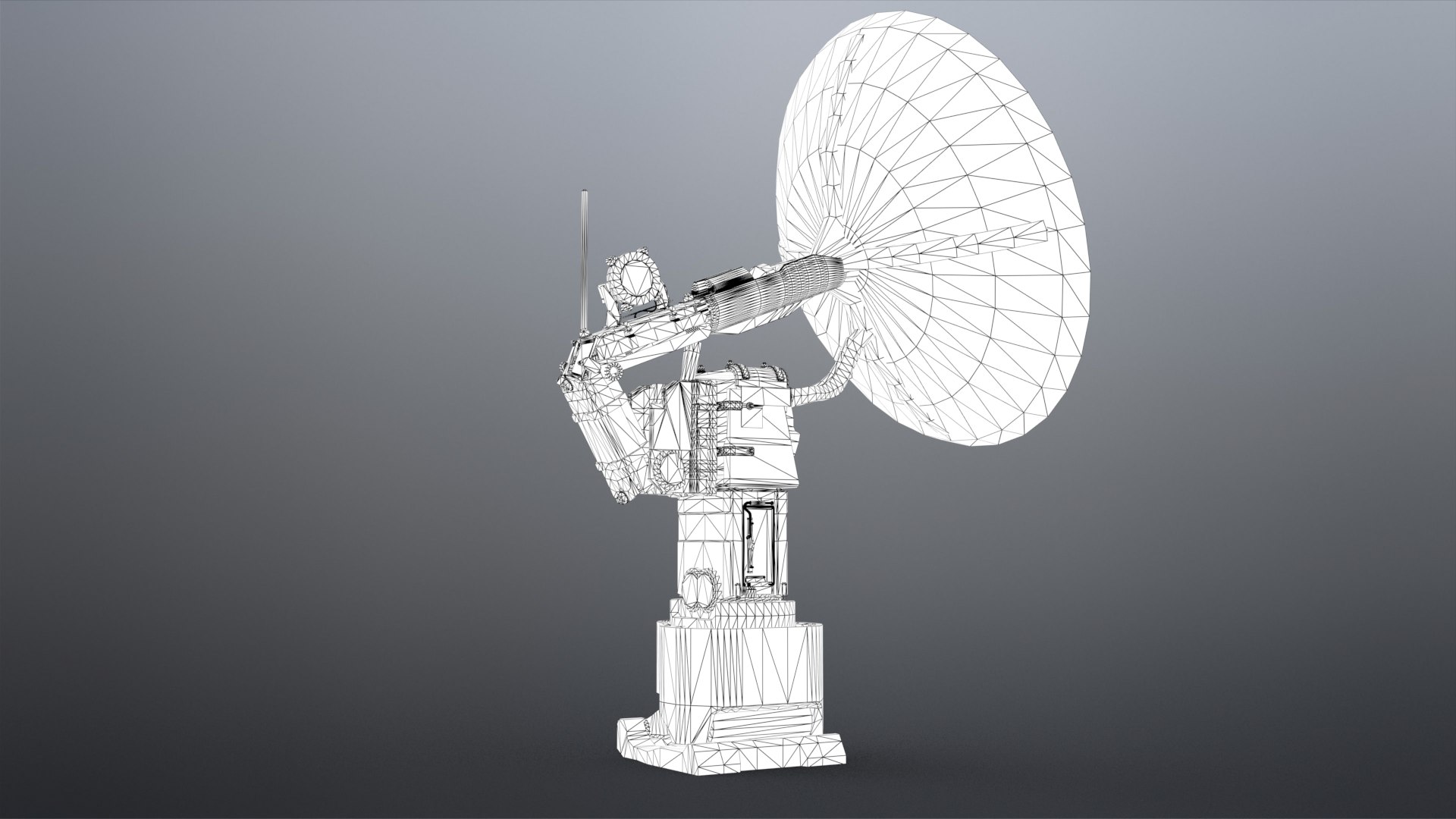 SciFi Satellite Dish 3D model - TurboSquid 1996645