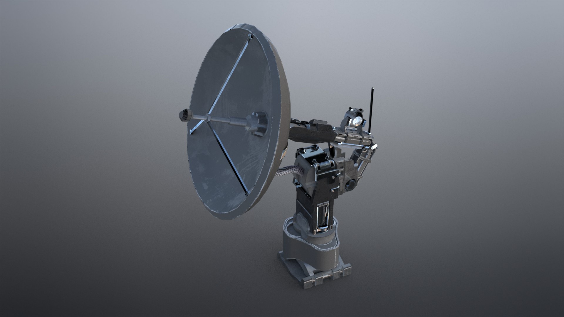 SciFi Satellite Dish 3D model - TurboSquid 1996645