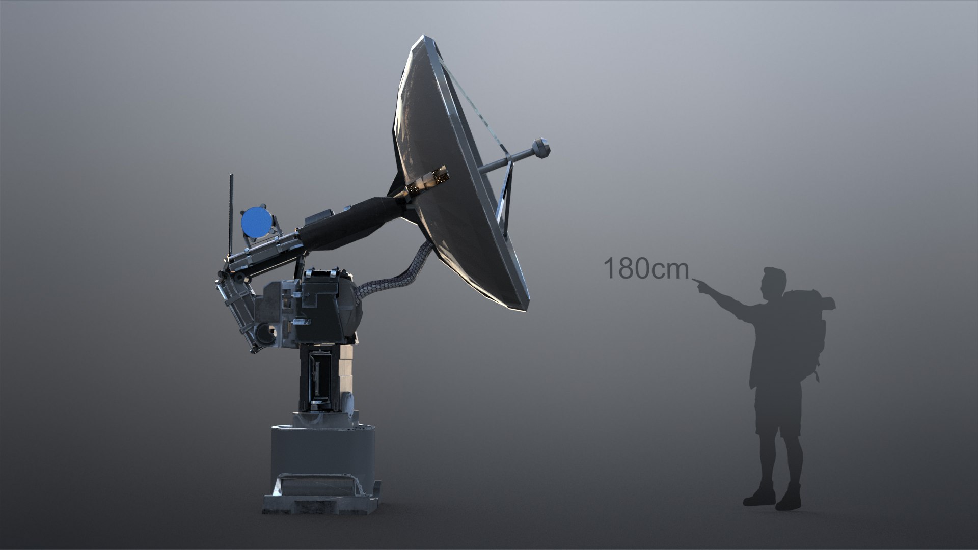 SciFi Satellite Dish 3D model - TurboSquid 1996645