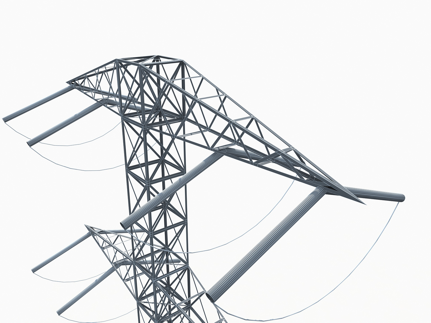 3D model Electric Power Towers - TurboSquid 1867609