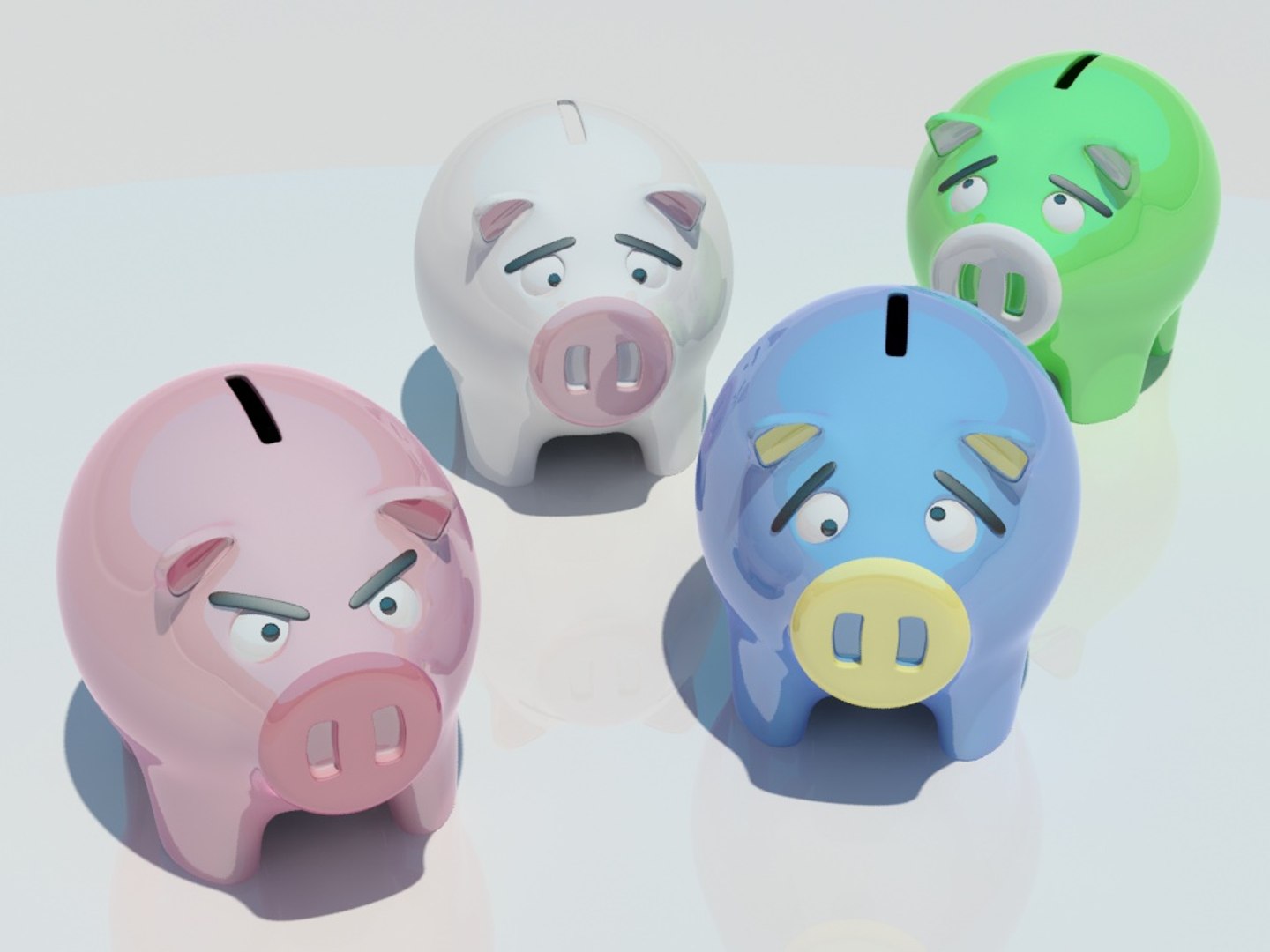 Pigs 3d Max