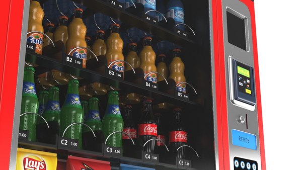 modelo 3d Dos máquinas expendedoras detalladas - TurboSquid 2103307