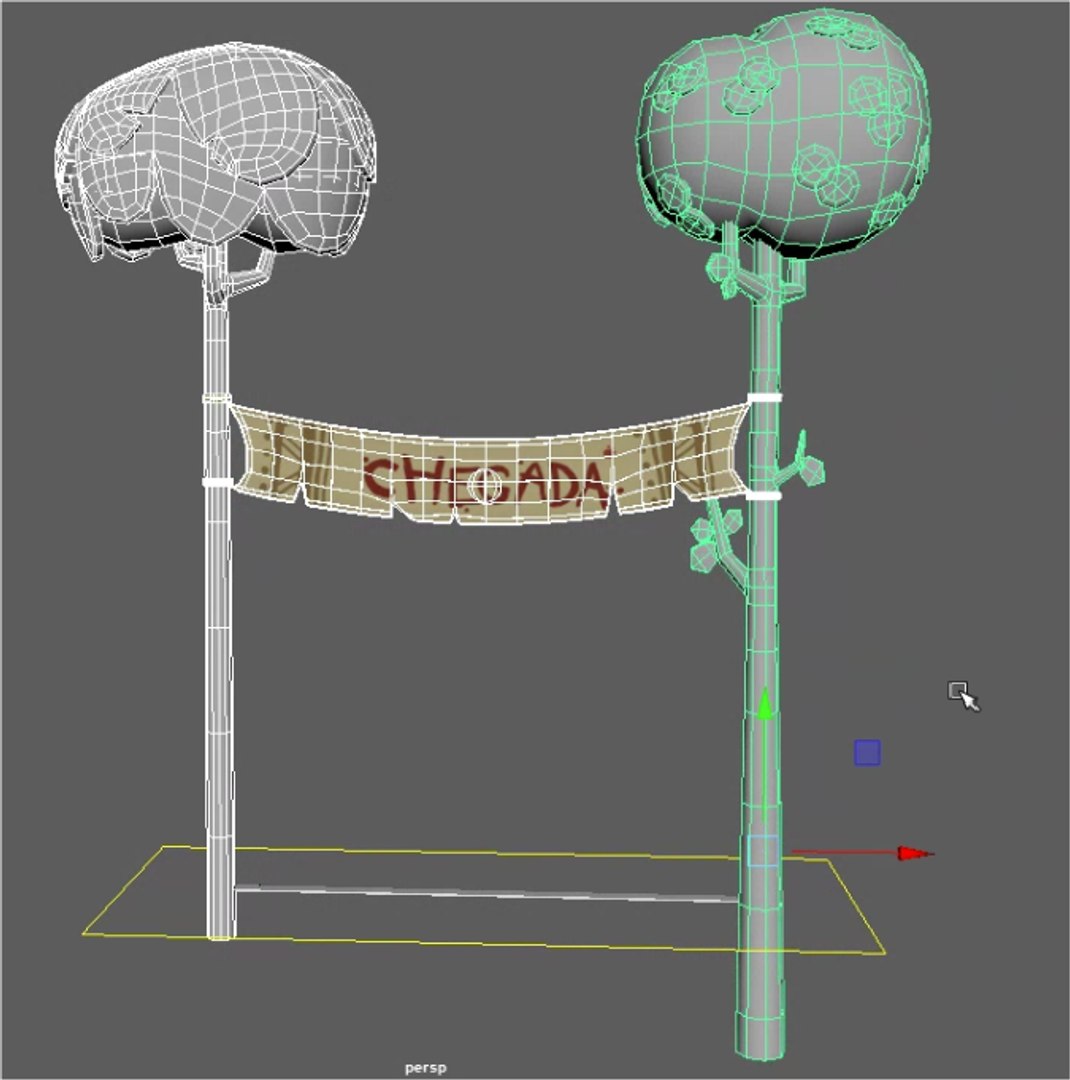 Cartoon Finish Line 3D Model - TurboSquid 1648960