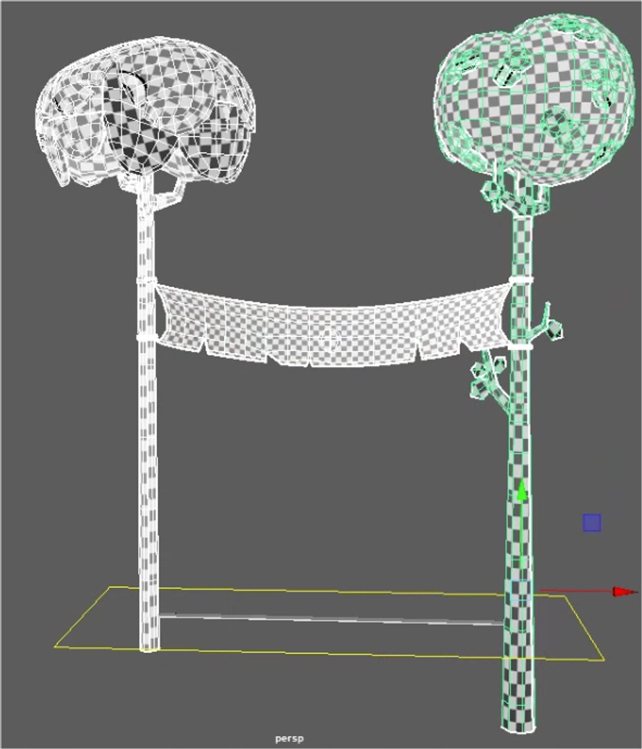 Cartoon Finish Line 3D Model - TurboSquid 1648960