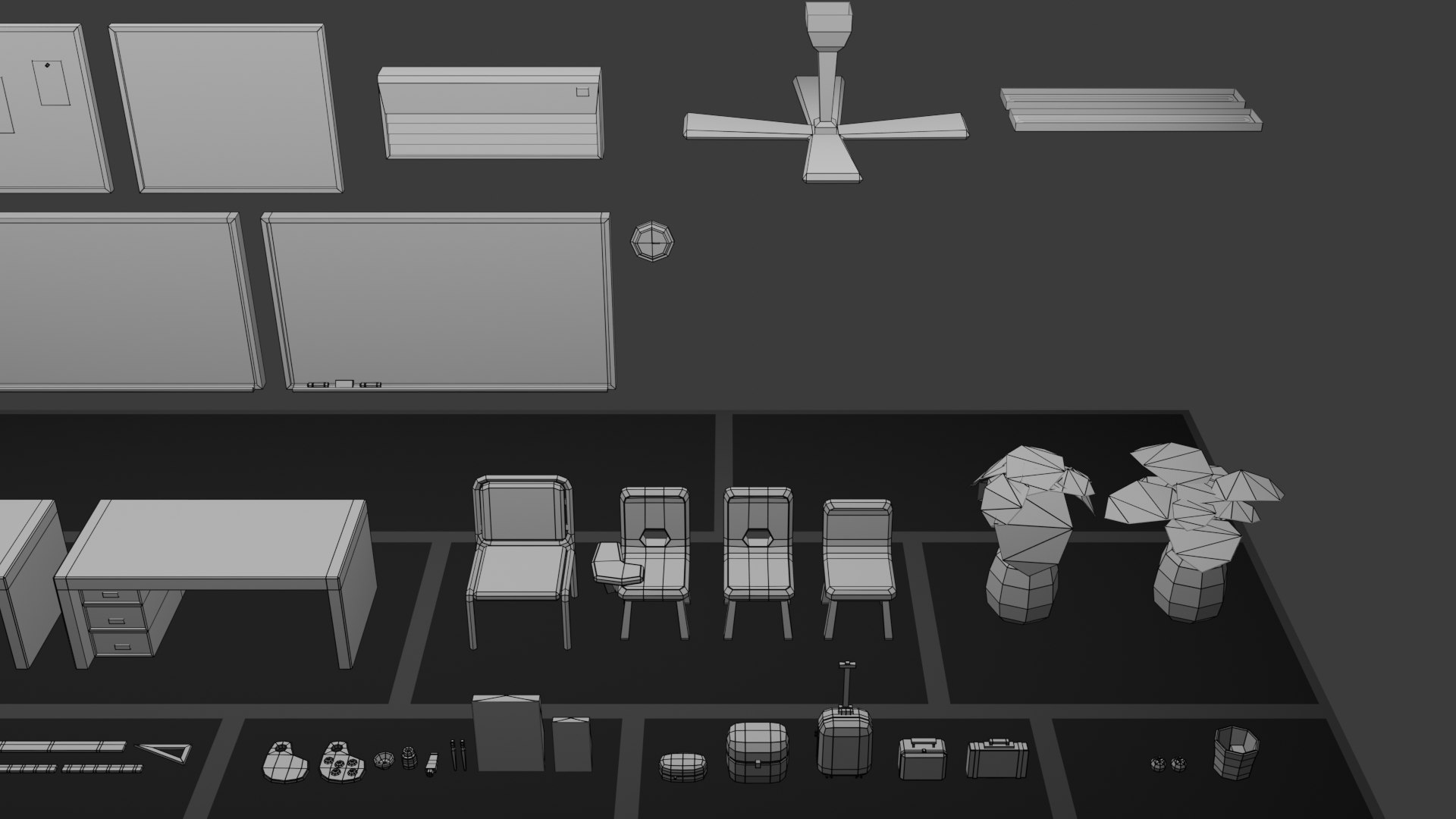 Assets Classroom Pack 3D - TurboSquid 2179191