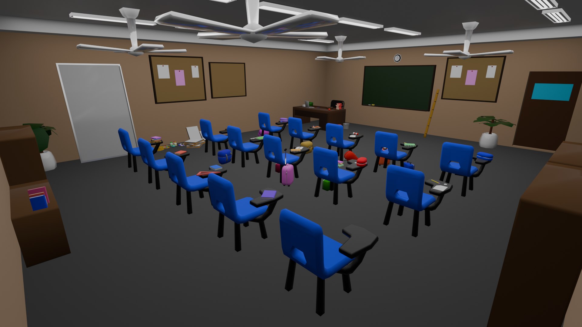 Assets Classroom Pack 3D - TurboSquid 2179191