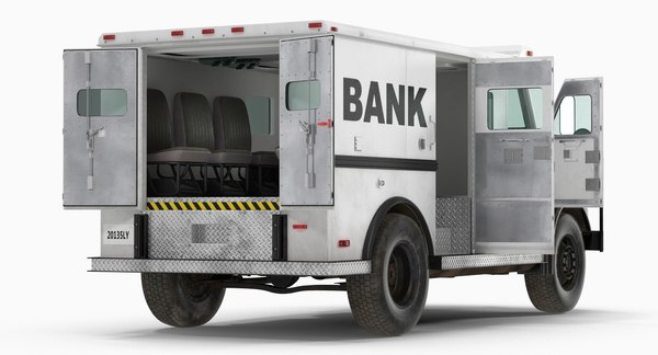 3d bank armored car 2 model