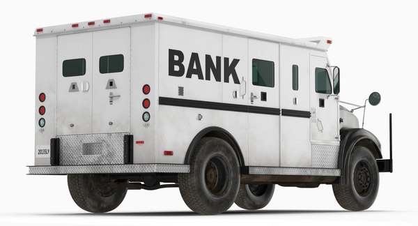 3d bank armored car 2 model