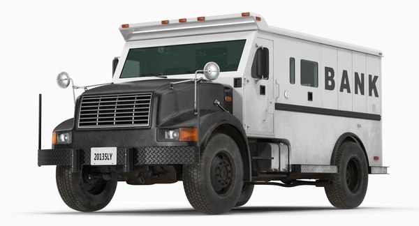 3d bank armored car 2 model
