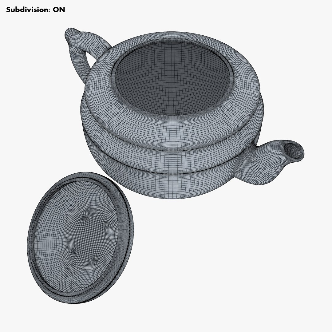 Clay Teapot 350ml M 1 Model - TurboSquid 2106011