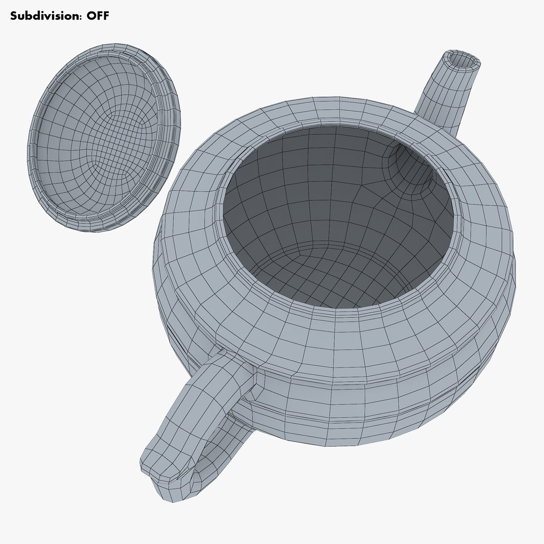 Clay Teapot 350ml M 1 Model - TurboSquid 2106011