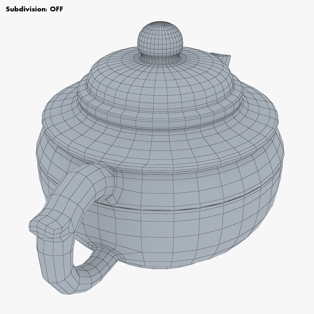 Clay Teapot 350ml M 1 Model - TurboSquid 2106011