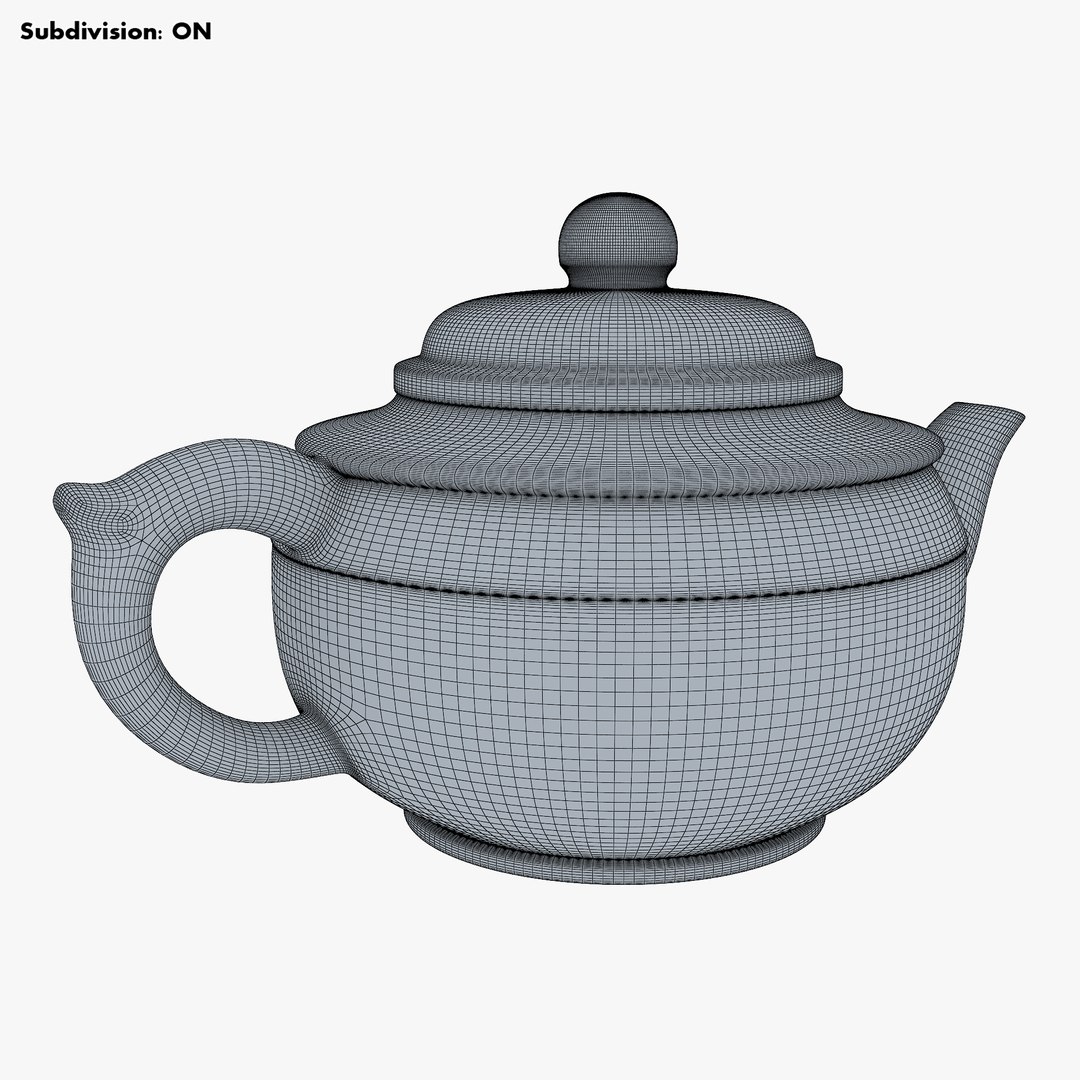 Clay Teapot 350ml M 1 model - TurboSquid 2106011