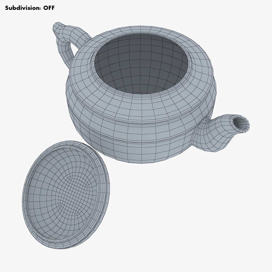 Clay Teapot 350ml M 1 model - TurboSquid 2106011